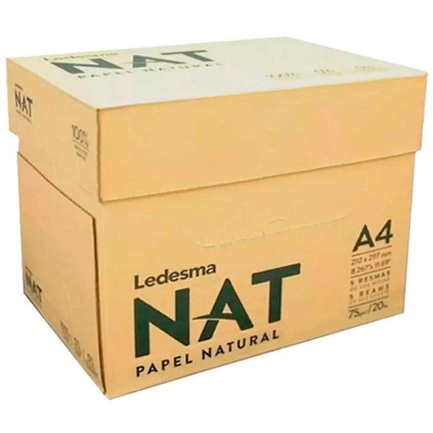 Resma Ledesma Nat 75grs 21X29,7 X 500 Hojas